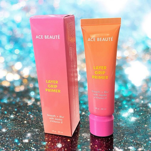 ACE BEAUTE Layer Grip Primer Smooth + Blue With Jajoba + Vitamin E 1 fl ...