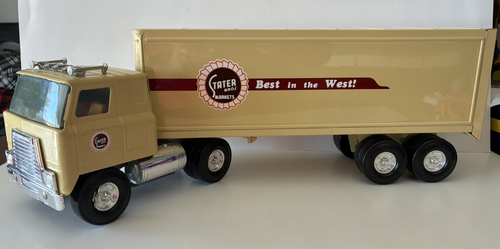 Rare VTG ERTL 3162 Stater Bros Markets Semi Truck and Trailer Steel 18 ...