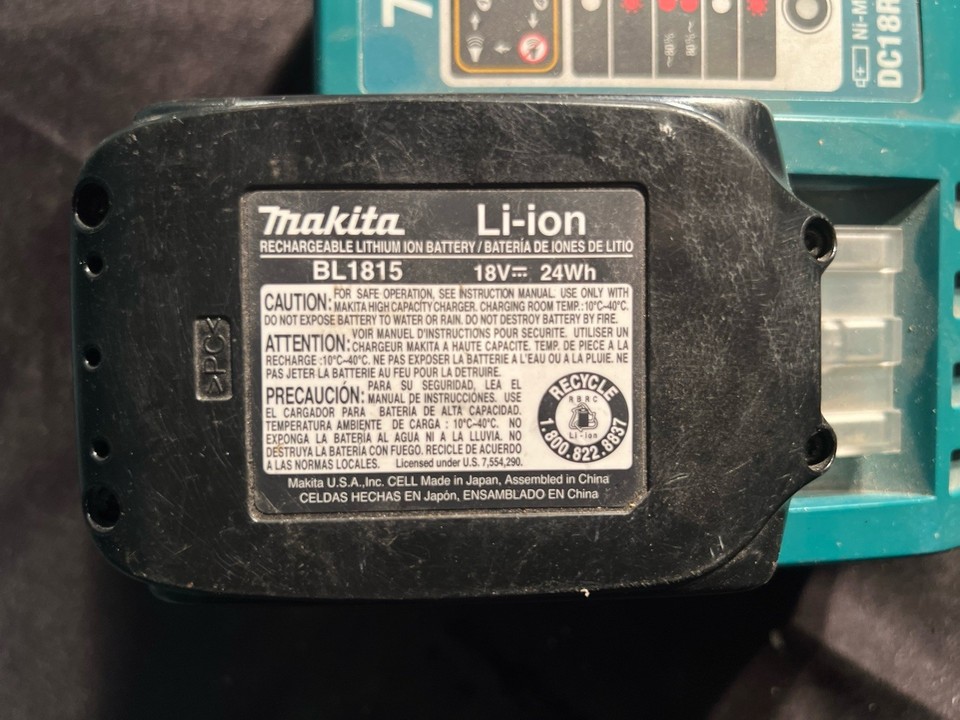 MAKITA DC18RA DC18RA-S LITHIUM NI-MH & LI-ION 7.2-18V FAST CHARGER W ...