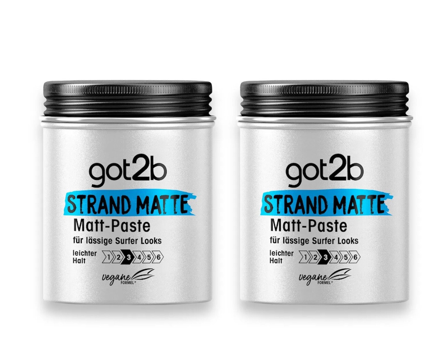 Schwarzkopf got2b Matt-Paste Strand Matte Surfer Look , 2x100ml | eBay