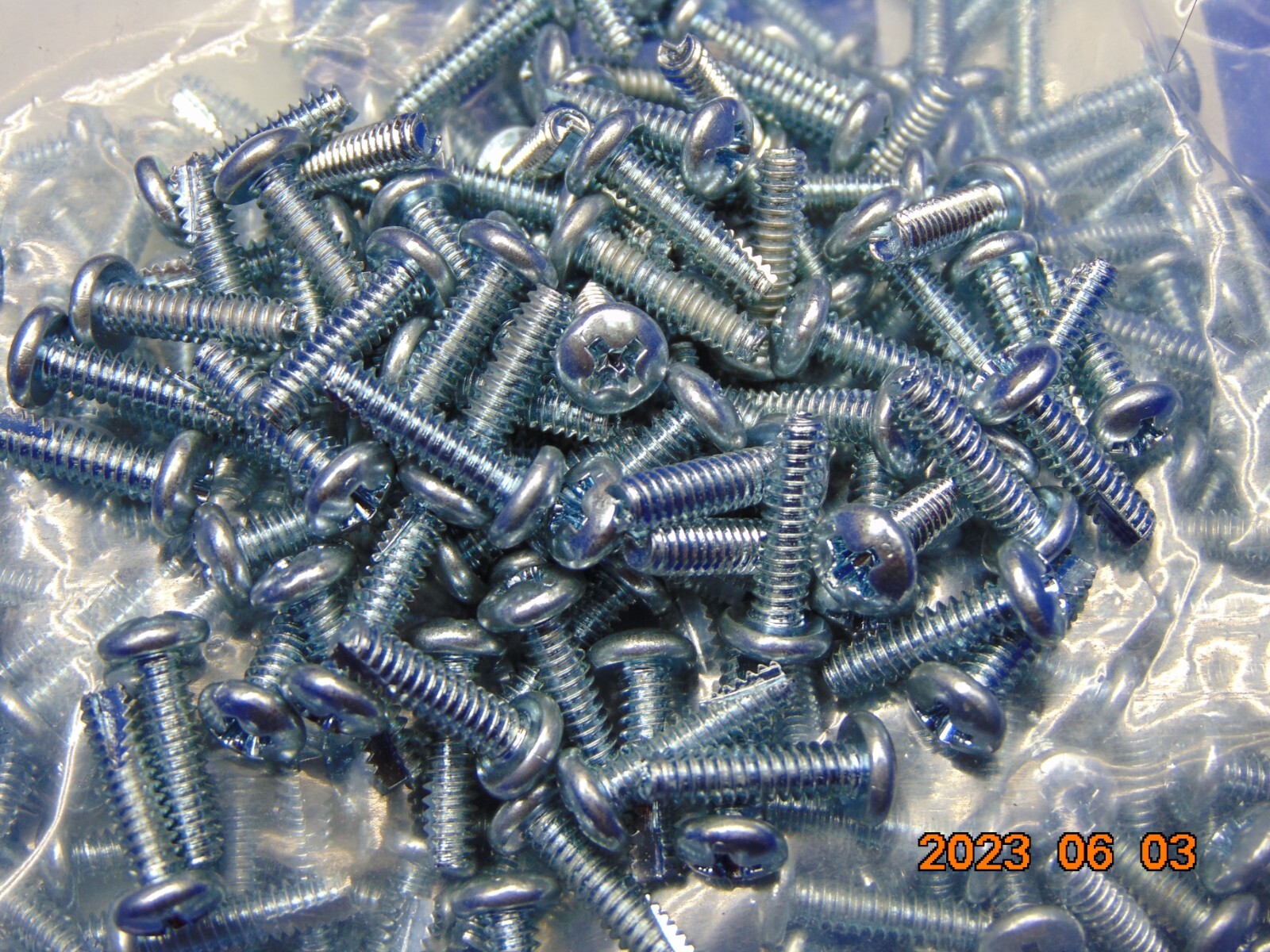 (LOT OF 100) #6-32 X 1/2" Phillips Pan Head Thread Cutting Machine ...