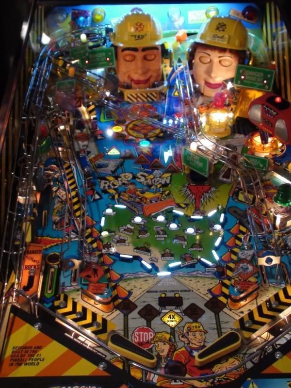ROADSHOW, Twilight Zone Terminator 2 Addams Family Pinball Playfield ...