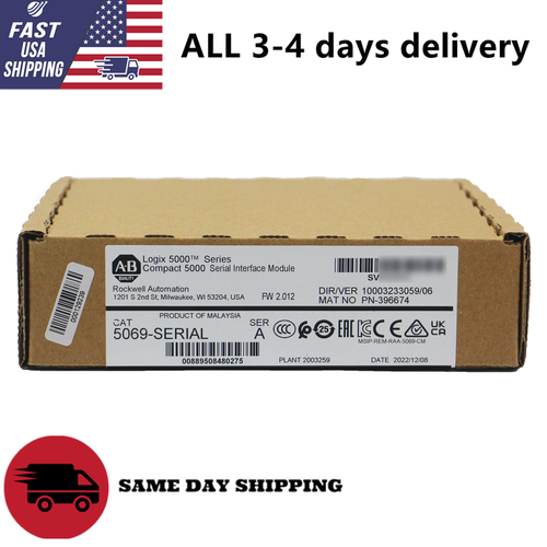NEW Allen-Bradley AB 5069-SERIAL Compact Logix 5000 Interface Module ...
