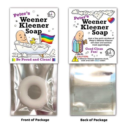 2X Gay Pride Weener Cleaner Soap Willy Weiner JOKE GAG GIFT Party Adult ...