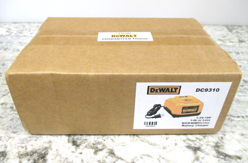 DeWalt OEM DC9310 7.2V~18V Fast Battery Charger NiCd/NiMh/Li-Ion **NEW ...