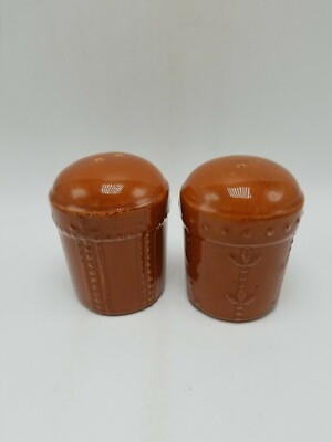 Signature "Sorrento-Rust" Salt and Pepper Set | eBay