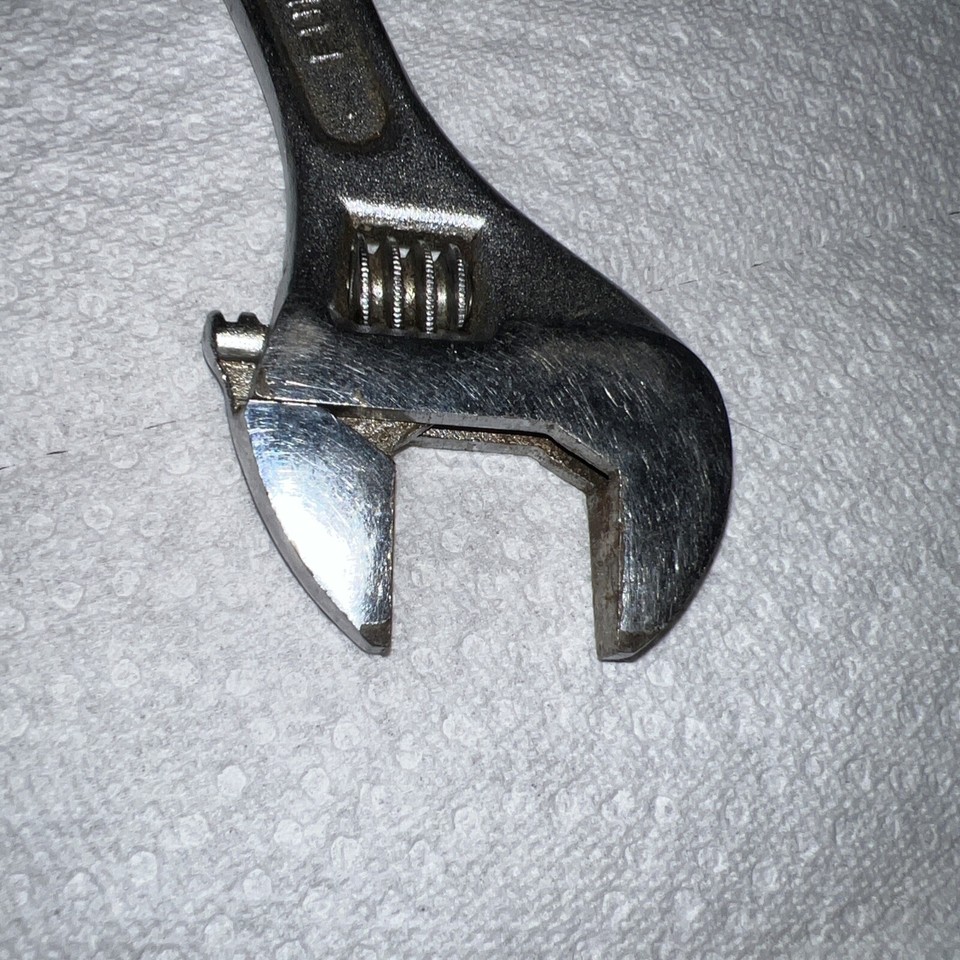 Vintage Ludell 8" Cresent Adjustable Wrench Full Drop Forged Made in ...