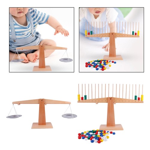 Kids Balance Scale Mathematics Manipulative for Baby Ages 3 4 5 Year ...