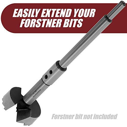 6 Inch Long Forstner Bit Extension For Adding Over 55/8 Inches Of ...