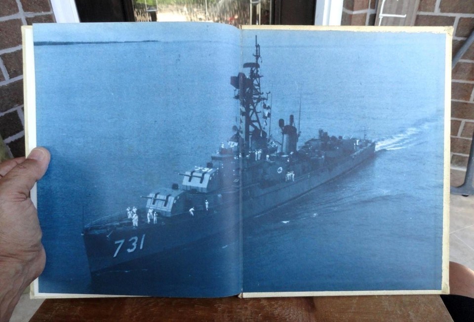 Book USS MADDOX DD-731 DESTROYER Pictorial History Vietnam War era ...