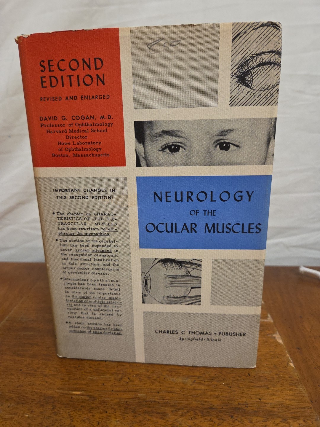 Neurology Of The Ocular Muscle David Cogan 2nd Ed. 1956 HC w/Dust ...