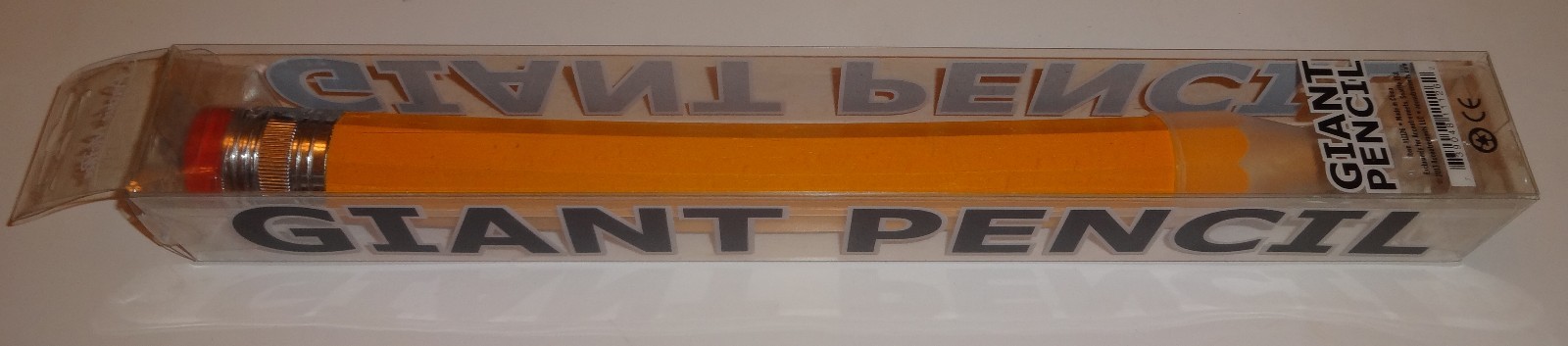 Real Giant Writing Wooden Pencil with Erasure - The lead writes Novelty ...
