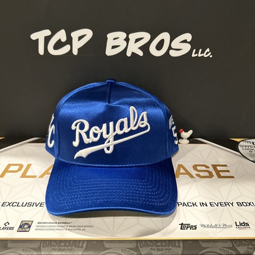 2024 Lids x Topps Fanatics Fest George Brett Satin Royals Hat Limited ...