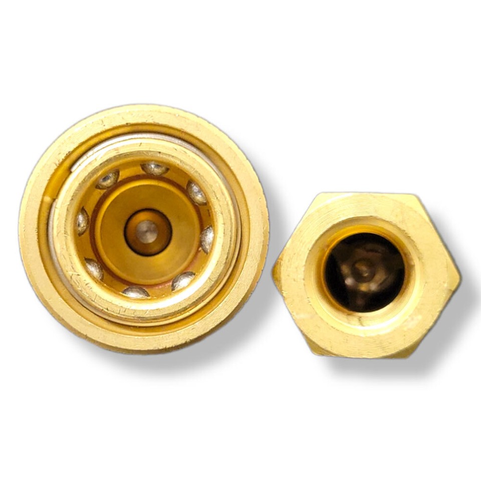 2Pc 1/4" Brass Quick Disconnect Coupler Carpet Cleaning Extractor for ...