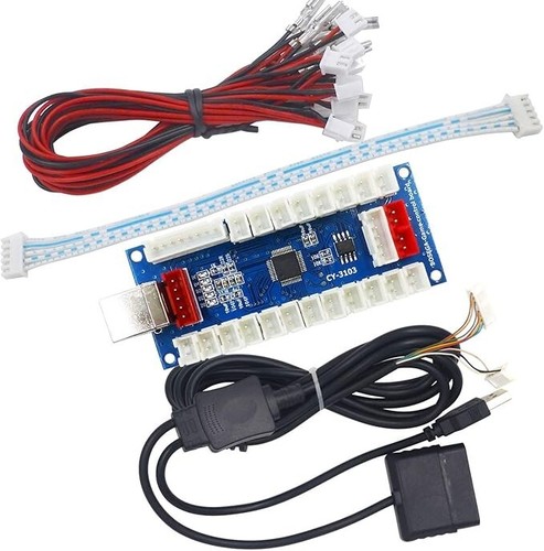 Arcade Controller USB Encoder PCB Board DIY Kit Joystick Button - PC ...