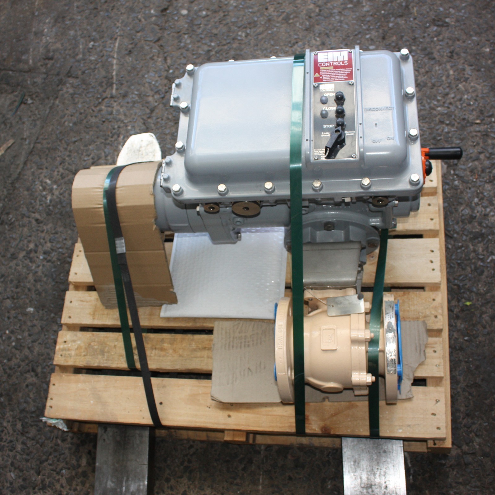 EIM CONTROLS CONTROL BALL VALVE Q4W5-K Actuator 3" WCB CLASS 150 80FB ...