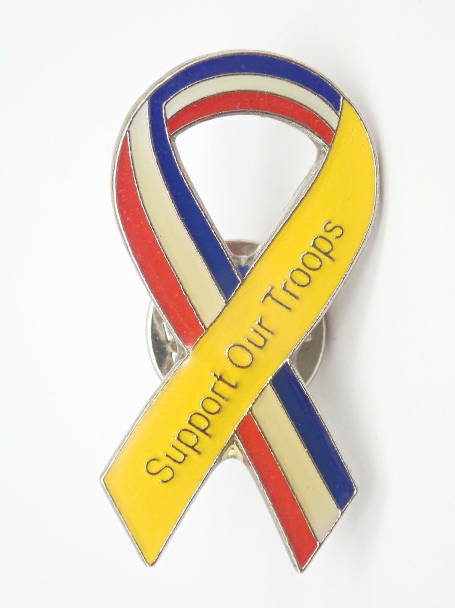 Yellow Ribbons With Pins Flag Yellow Ribbon Pin Etsy