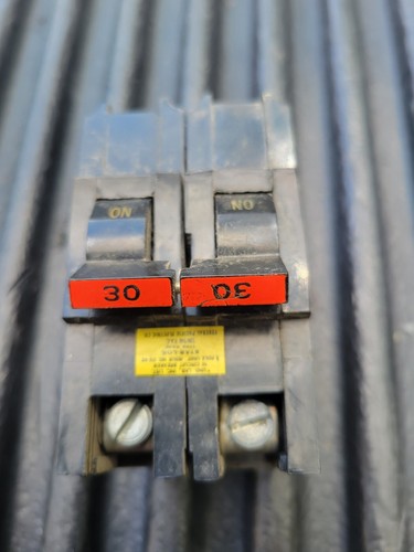 FPE Federal Pacific NA230 Stab Lok 30 Amp 2 Pole Circuit Breaker THICK ...