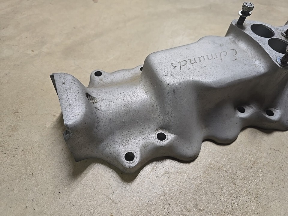 1939-1948 Edmunds Ford Flathead 2x2 Aluminum Intake Manifold | Vintage Part