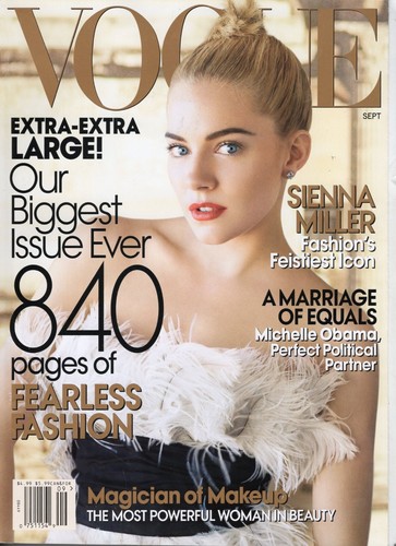 VOGUE Magazine The September Issue Sienna Grace Coddington Anna Wintour ...
