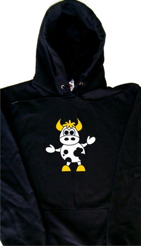 Tada Cow Hoodie Sweatshirt | eBay