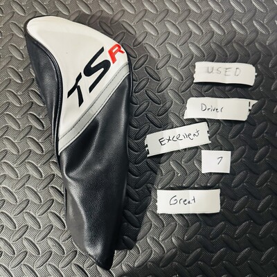 Titleist TSR Driver Headcover Black/Red/White EXCELLENT/GREAT CONDITION ...