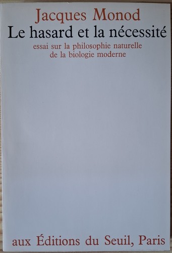Jacques Monod - Le Hasard Et La Nécessité | eBay