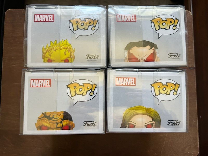 Funko Pop Venomized Fantastic Four Mr Fantastic Invisible Girl Human ...