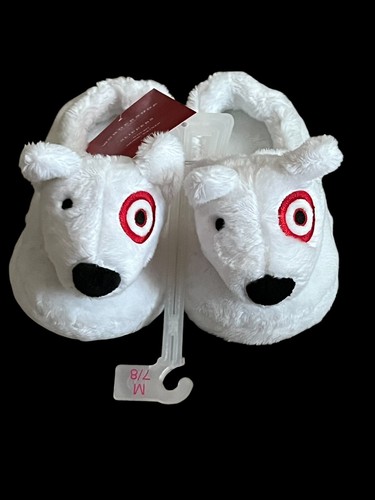 Wondershop Target Bullseye Dog Toddler Slippers NWT Boys Girls | eBay