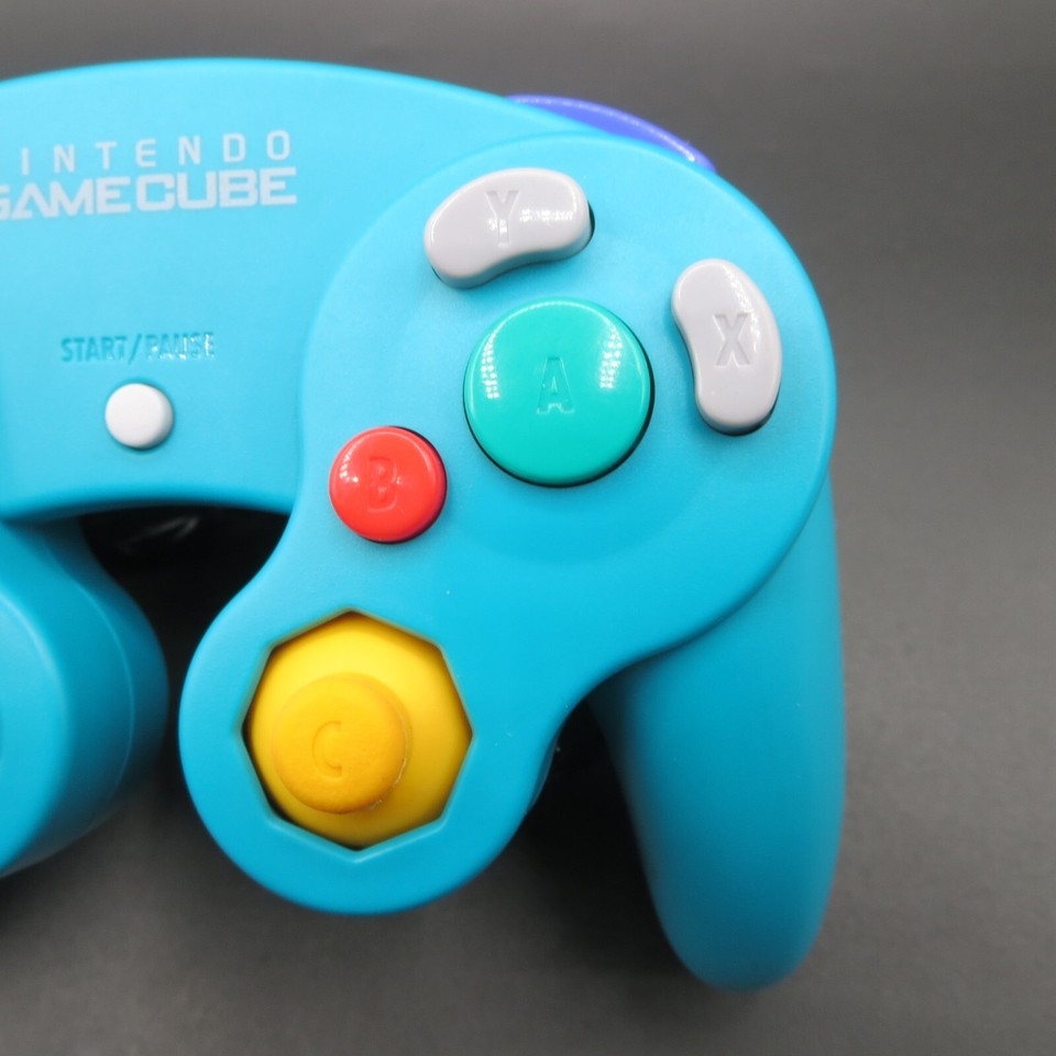 Nintendo GameCube Controller DOL 003 Emerald Blue Genuine OEM Official ...