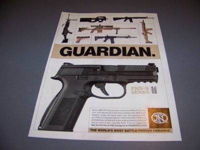 VINTAGE..FN GUARDIAN FNS-9 SERIES ... ORIGINAL SALES AD...RARE! (23Q ...