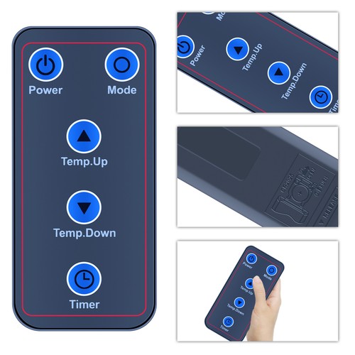 Remote Control For Comfort Zone Wood Cabinet Space Heater CZ2032 CZ2062 ...