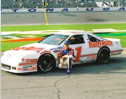 BEAUTIFUL NASCAR DRIVER JEFF GORDON IN BABY RUTH FORD 8X10 PHOTO W ...