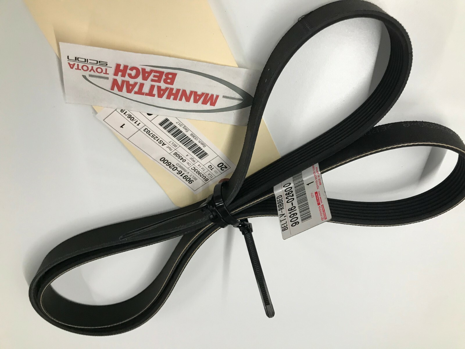 Genuine Toyota Serpentine Belt 90916-02600 | eBay