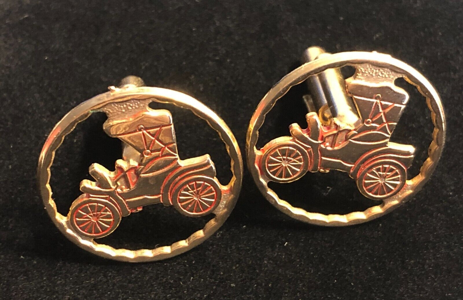 VINTAGE CLASSIC MODEL T FORD GOLD METAL ANTIQUE CAR F… - Gem