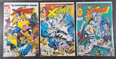 X-Force #16 17 18 High Grade X-Cutioners Song Pt 4 8 12 Marvel 1992 | eBay