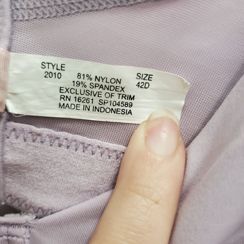 Enchanted #2010 Full Figure Lilac Soft Cup Wirefree Full Coverage Bra ...