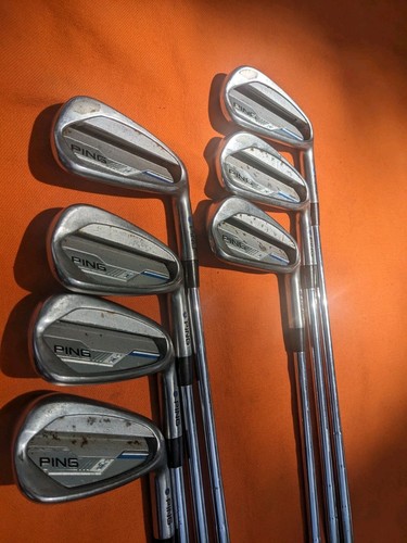 PING I SERIES E1 IRON SET 4-PW BLUE DOT Shafts Stiff Flex (SEE ...