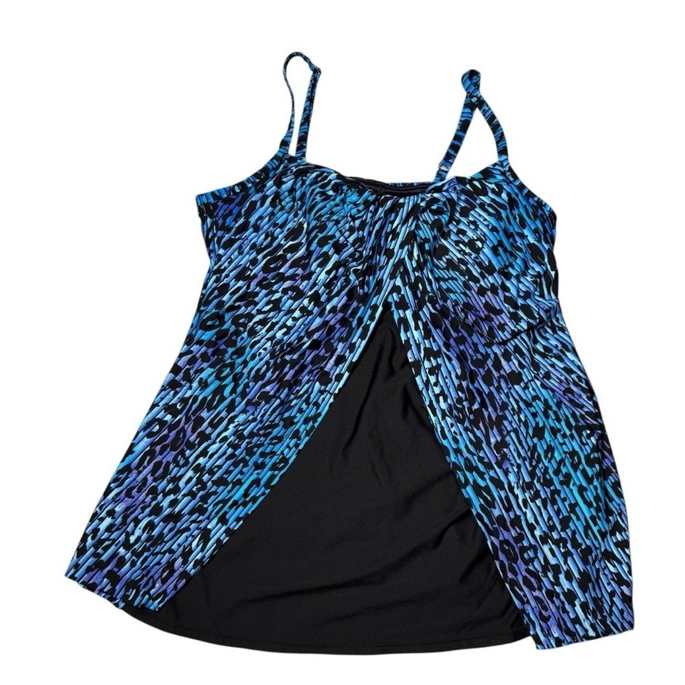 Miraclesuit Jubilee Tankini Swimsuit Top Size 16DD | eBay