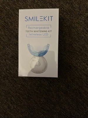 SmileKit Rechargeable Teeth Whitening Kit Wireless LED Mouth Tray | eBay