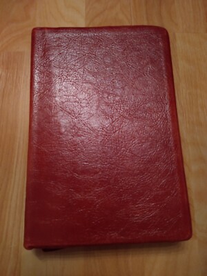 NKJV Open Bible Red Genuine Leather | eBay