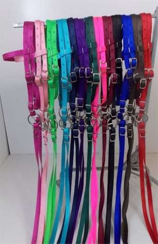 Mini Horse Bridle Blue Tack Set - Nylon With Bit & 8' Reins (Blue) Pony ...