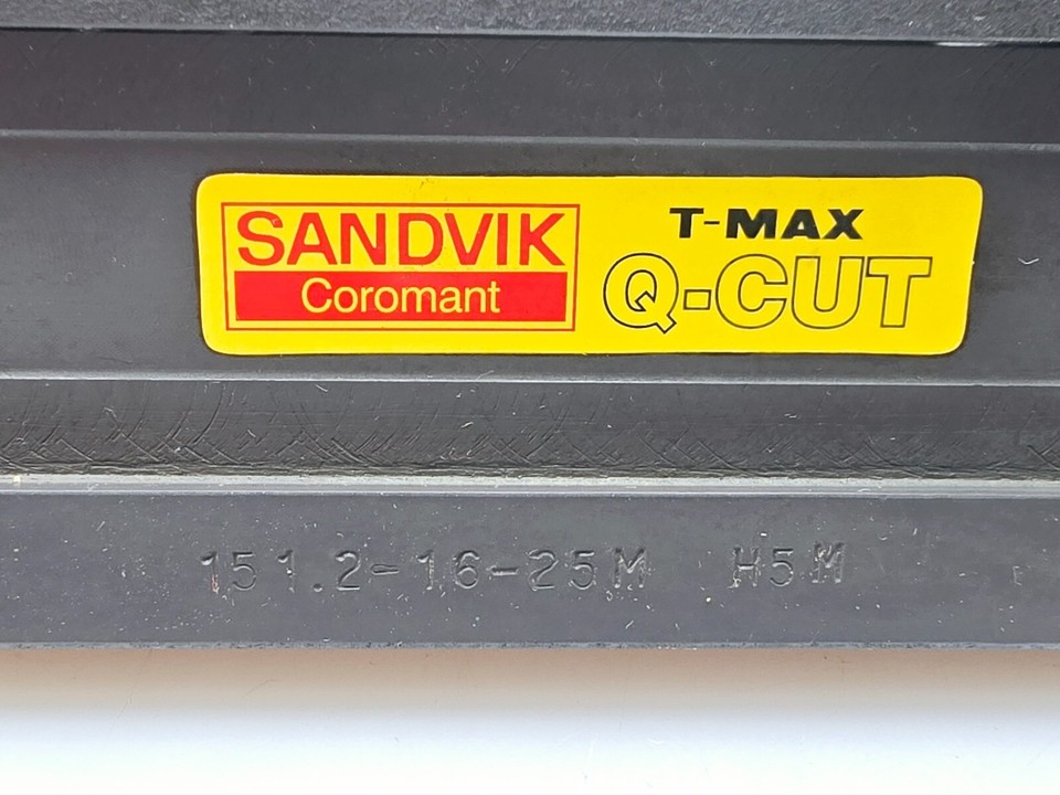 Sandvik Coromant 151.2-16-25M Indexable Cut-Off Blade Tool Holder Block ...