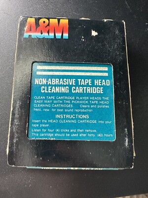 A&M Tape Head Cleaning Cartridge 8 Track | eBay