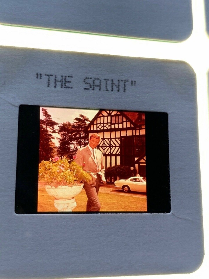 16 Roger Moore The Saint 35mm Photo Slides Press Promo Vtg 1960's TV ...