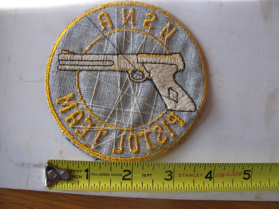 1950 'S USNA UNITED STATES NAVAL ACADEMY PISTOL TEAM ORIGINAL PATCH NEW ...