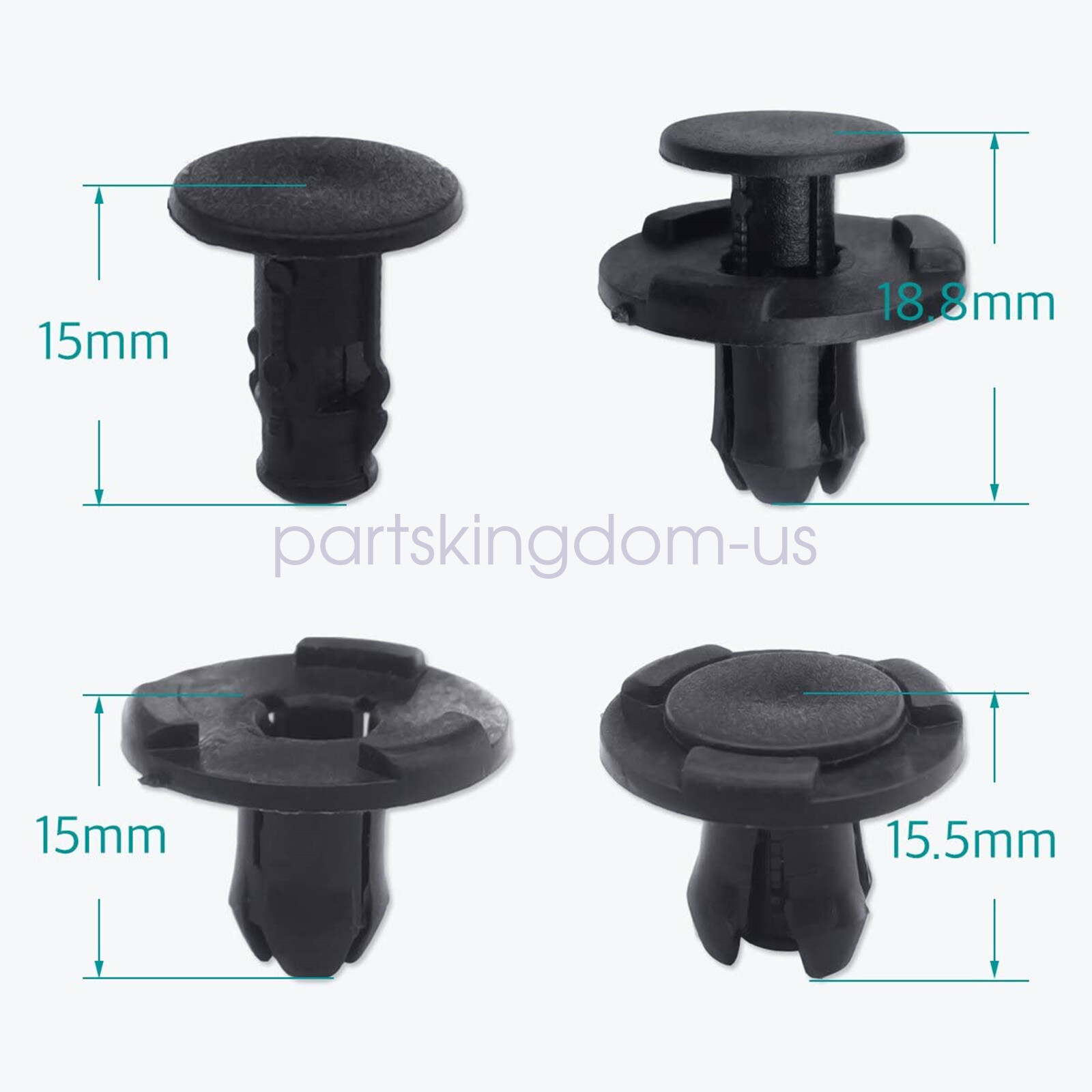 20x FOR Nissan Rocker Fender Liner Moulding Clip 01553-05933 2012 2013 ...