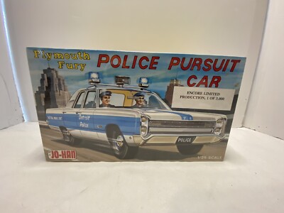 RARE! Factory Sealed VINTAGE JO-HAN "PLYMOUTH FURY POLICE PURSUIT CAR ...