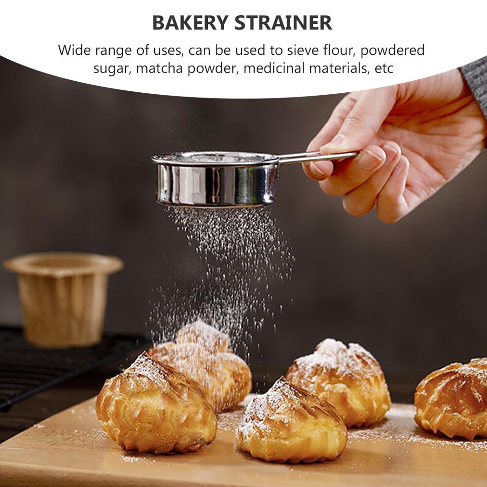 small flour sifter Kitchen Sifter Sugar Duster Stainless Steel Flour ...