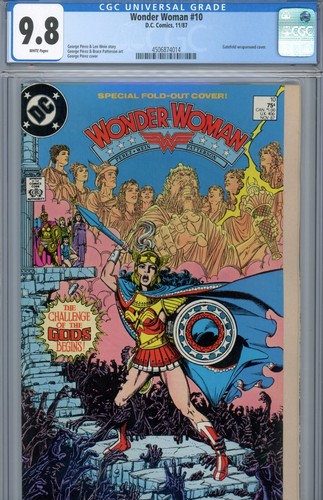 Wonder Woman #10 (1987) DC CGC 9.8 White Gatefold Wraparound Cover! | eBay